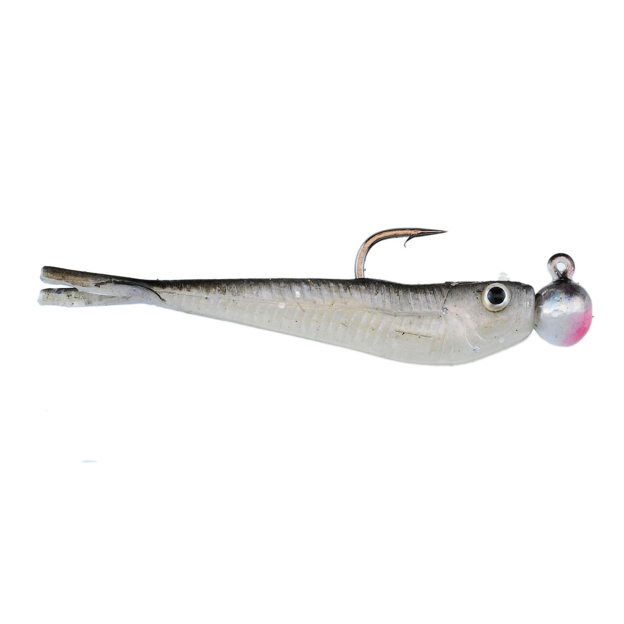 PowerBait Micro Minnow Soft Bait – 3″ Length, Black Shad, Per 8