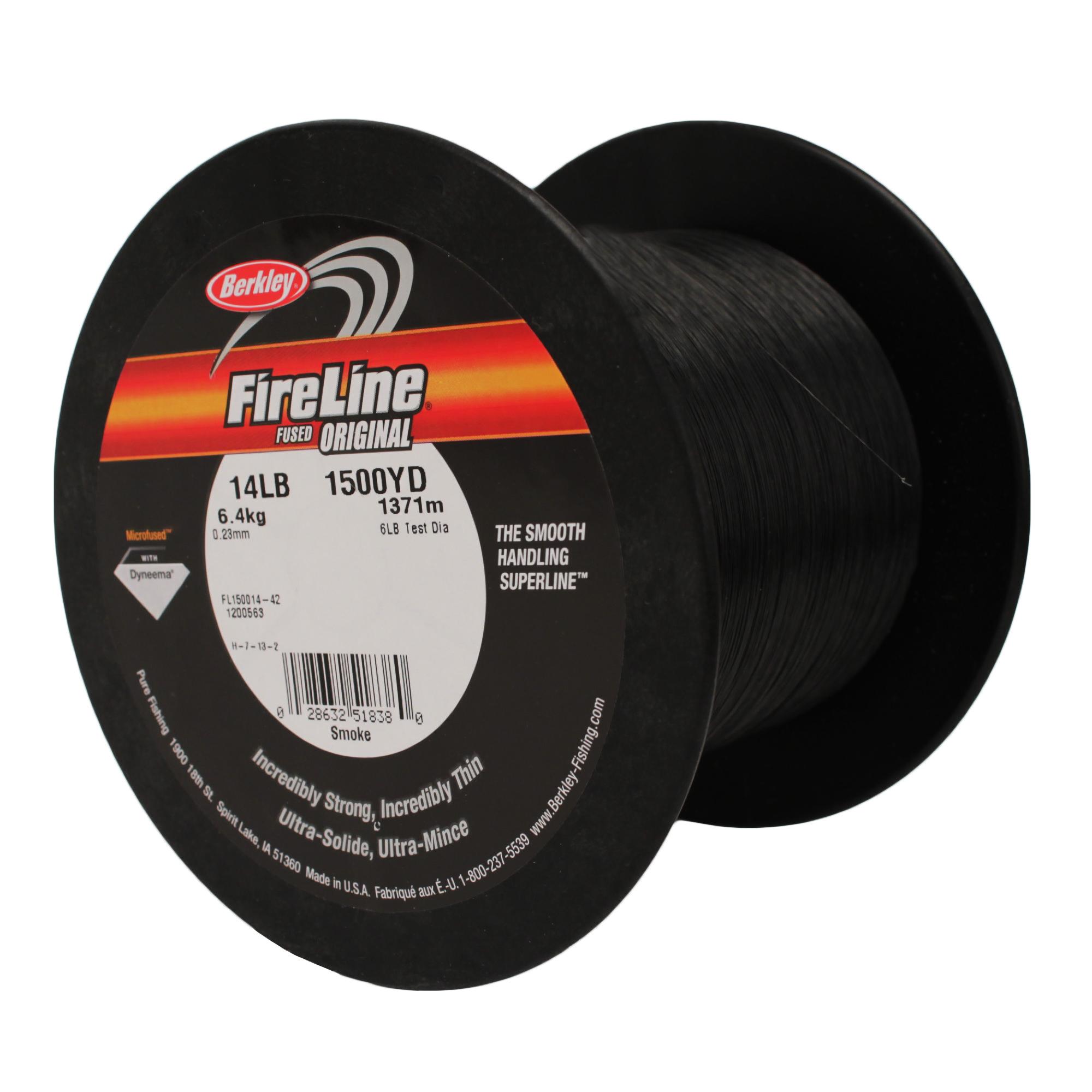 FireLine Fused Original Line Spool – 1500 Yards, 0.009″ Diameter, 14 lb ...