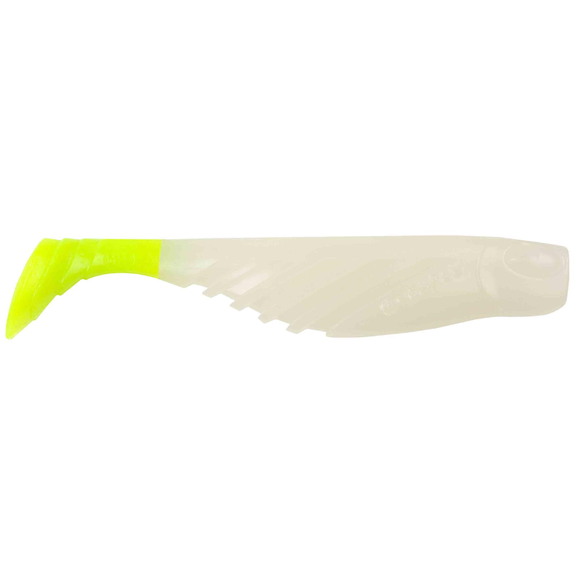 Gulp! Ripple Mullet Soft Bait – 4″ Length, Glow-Chartreuse, Per 4