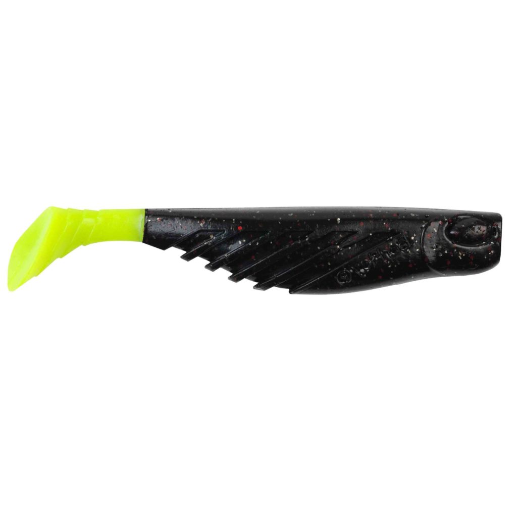 Gulp! Ripple Mullet Soft Bait – 4″ Length, Morning Glory-Chartreuse, Per 4