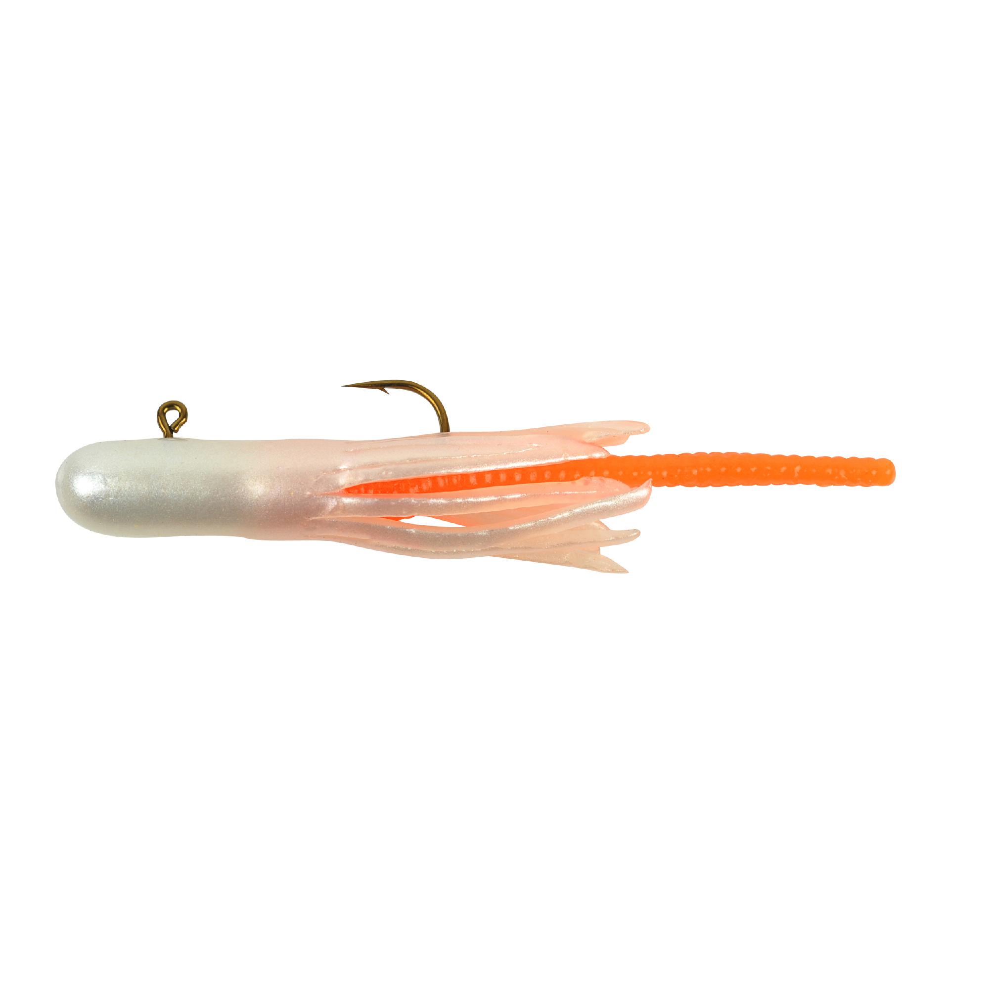 PowerBait Pre-Rigged Atomic Teasers Soft Bait – 1-16 oz Size, Pearl, Per 3