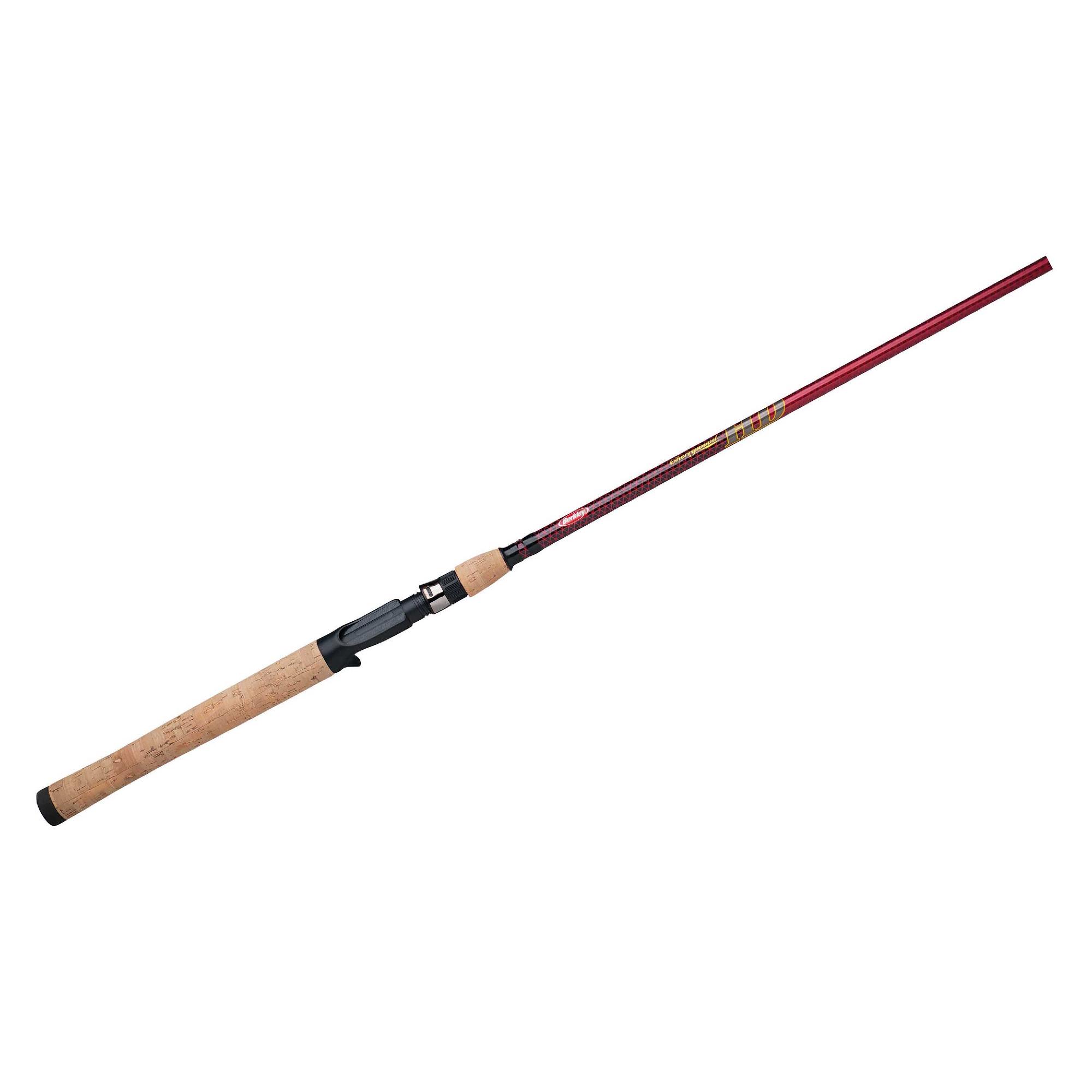 Cherrywood HD Casting Rod – 7′ Length, 1 Piece Rod, 6-14 Line Rate, 1-8 ...