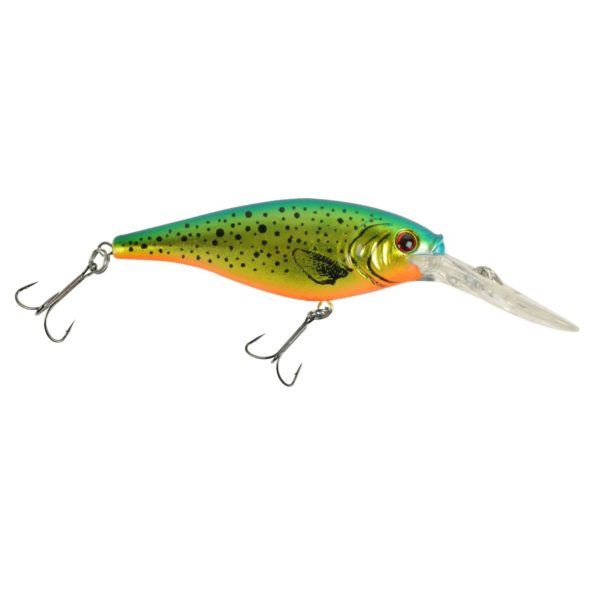 Flicker Shad Hard Bait – 3 1-2″ Length, 11′-13′ Swimming Depth, 2 Hooks ...