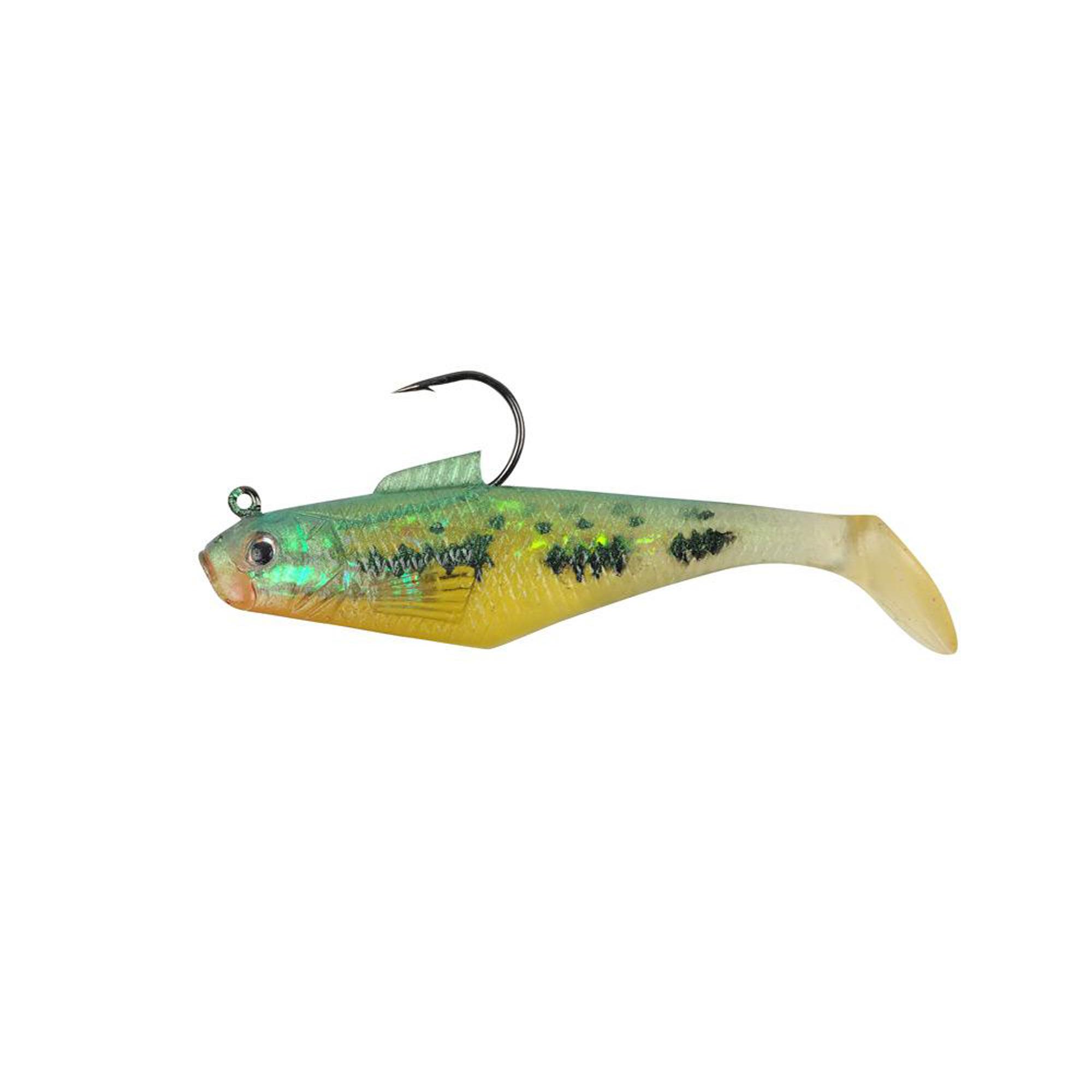 PowerBait Swim Shad Soft Bait – 3″ Length, Silver Shad, Per 5