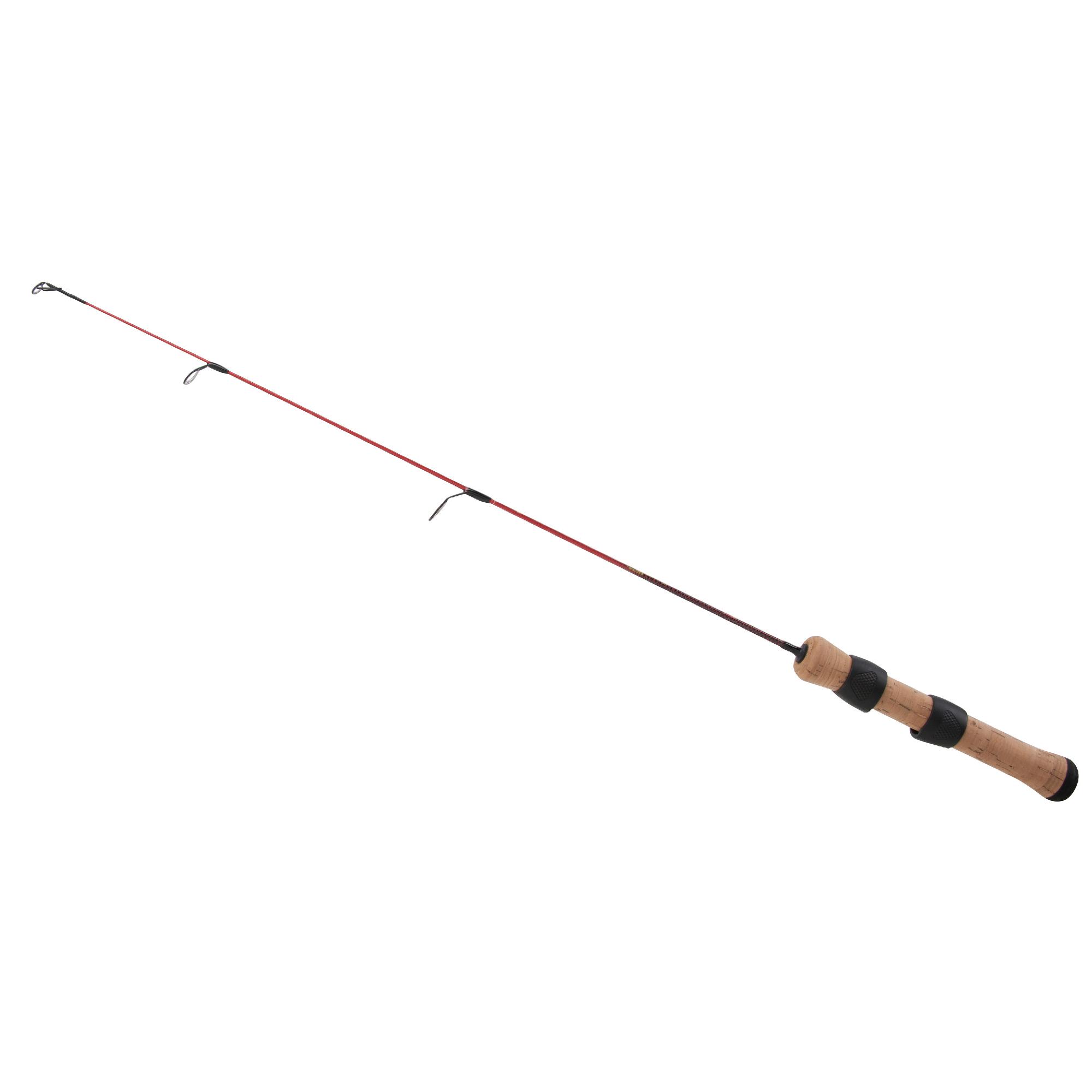 Cherrywood HD Ice Spinning Rod – 24″ Length, 1 Piece Rod, Ultra Light Power