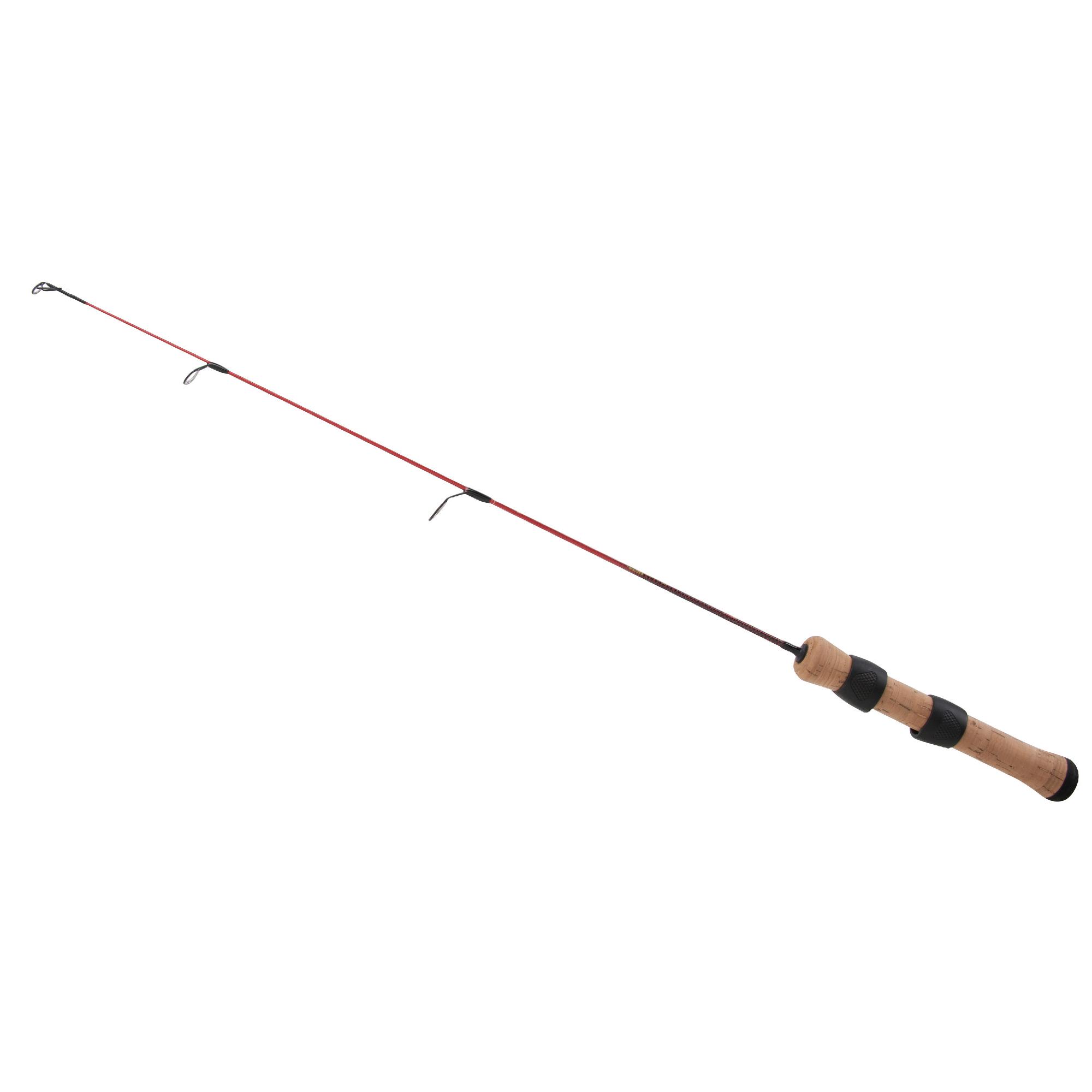 Cherrywood HD Ice Spinning Rod – 30″ Length, 1 Piece Rod, Medium Power