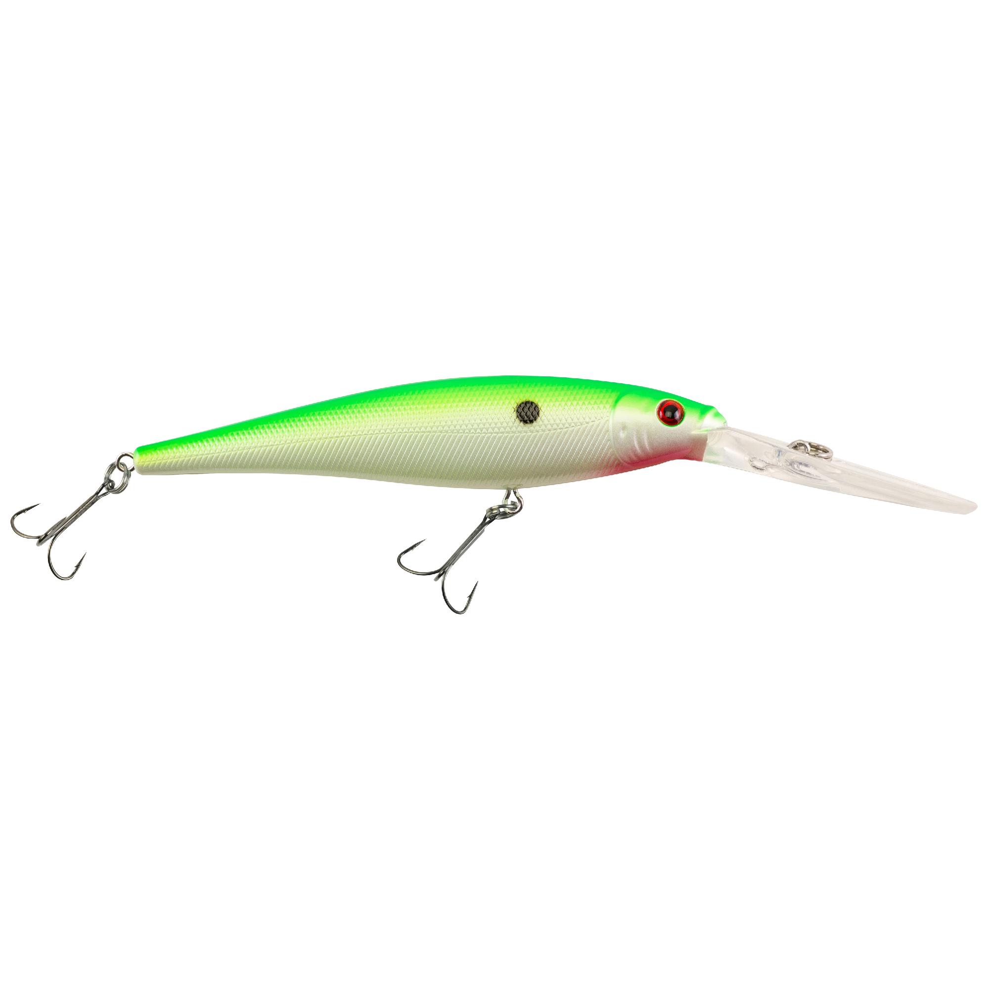 Flicker Minnow Hard Bait – 3″ Length, 14′-17′ Swimming Depth, 2 Hooks ...