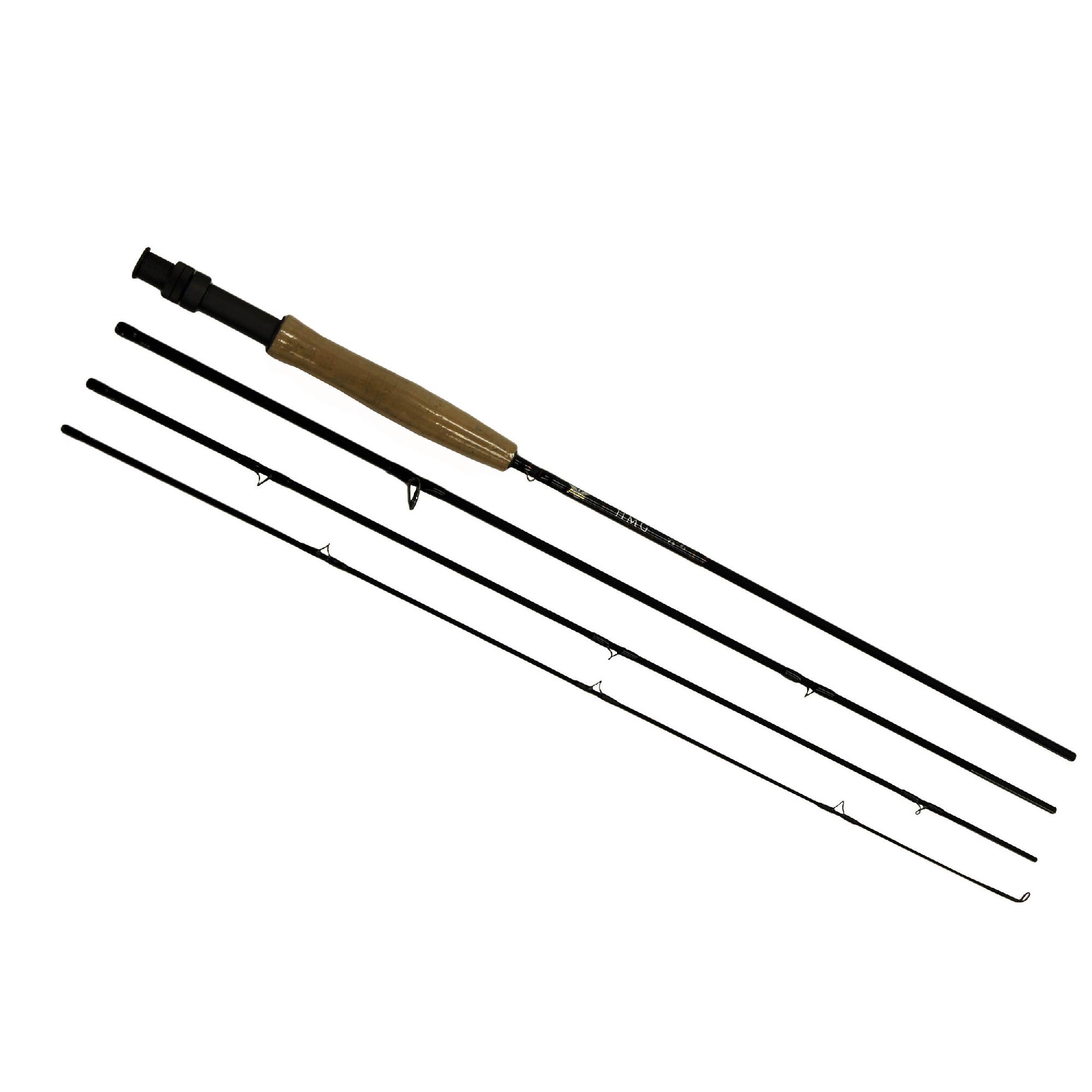 HMG Fly Rod – 7’6″ Length, 4 Piece Rod, 3wt Line Rating, Fky Power ...