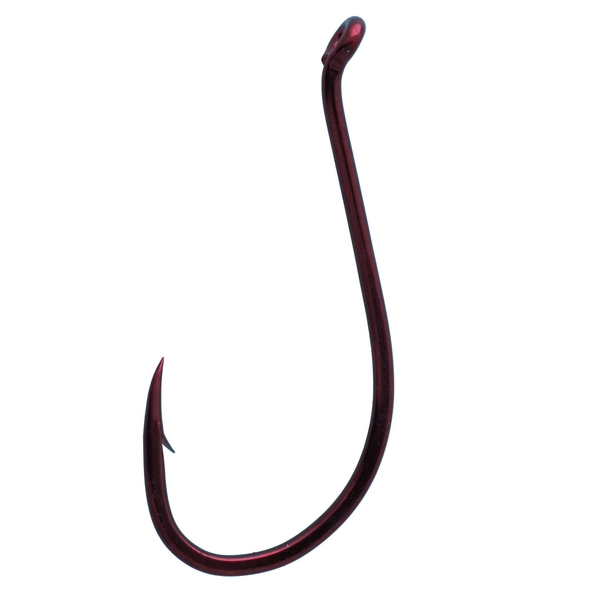 Octopus Hook – Size 14, Red, Per 10
