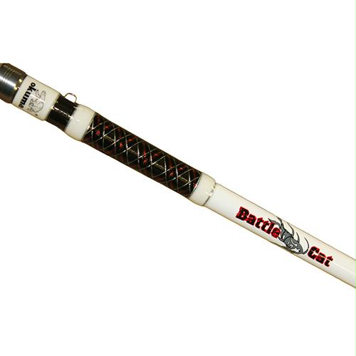 Battle Spinning Catfish Rod, 8′ Length, 2 Piece Rod, Heavy Power