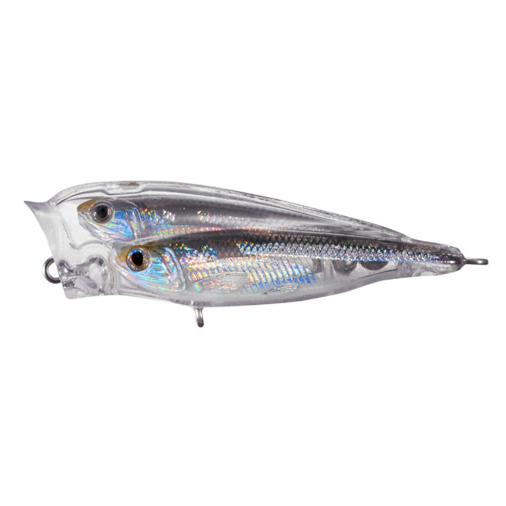 Glass Minnow Juvenile Baitball Popper – Freshwater, 2 1-2″, #6 Hook ...