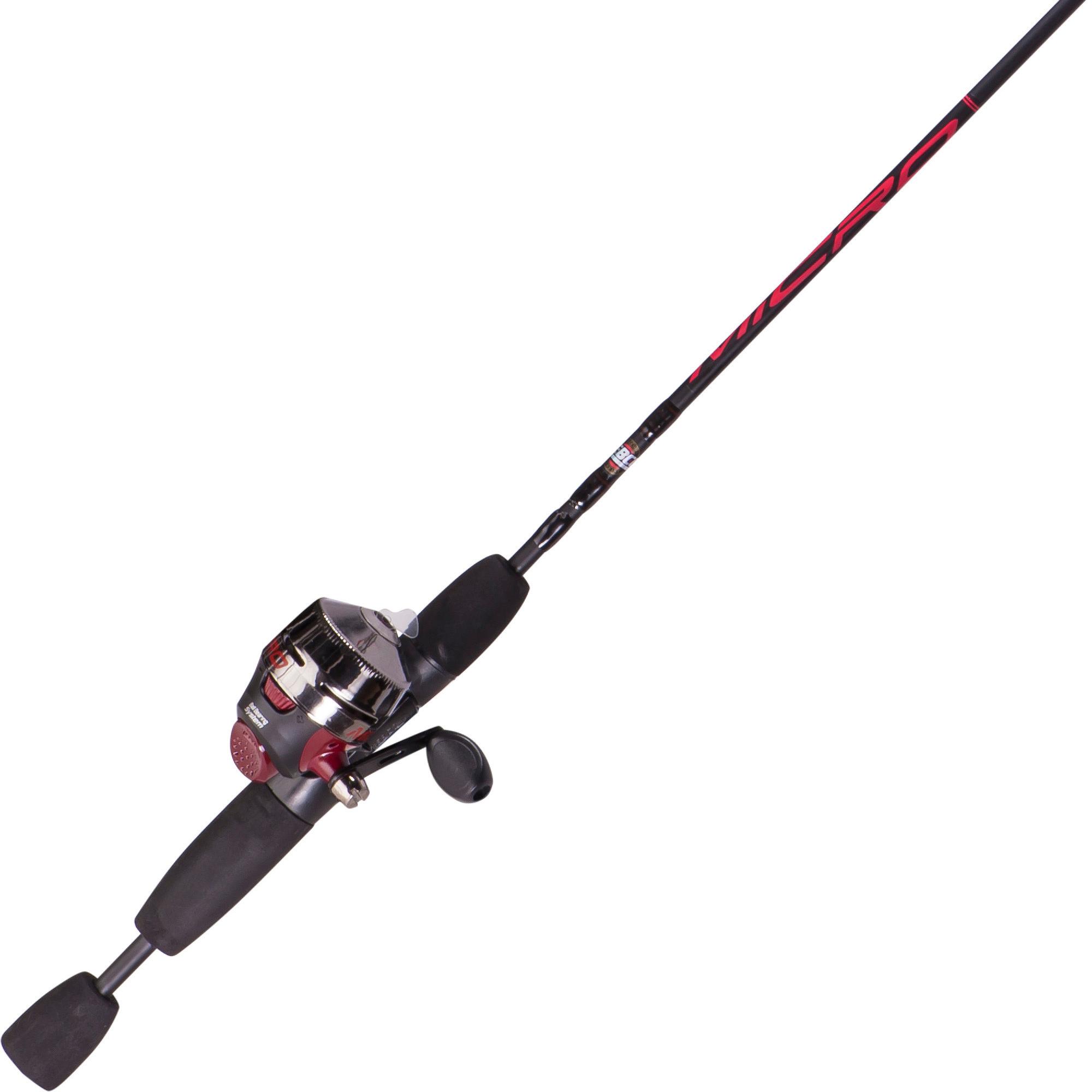Micro Spincast Combo – 4’6″ Length, 2 Piece Rod, 4.3:1 Gear Ratio ...