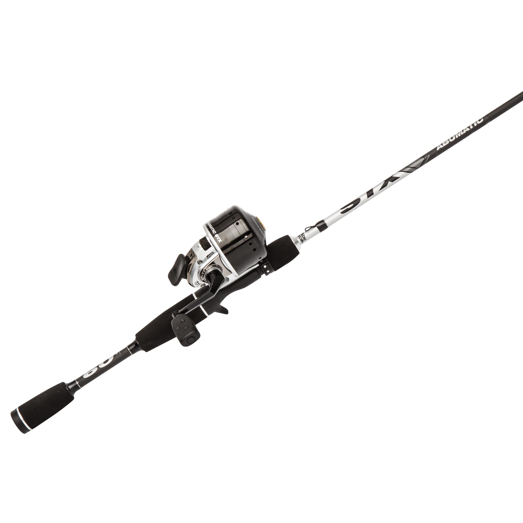 Abumatic STX Combo 3.6:1 Gear Ratio, 6′ 2pc Rod, 6-12lb Line Rate ...