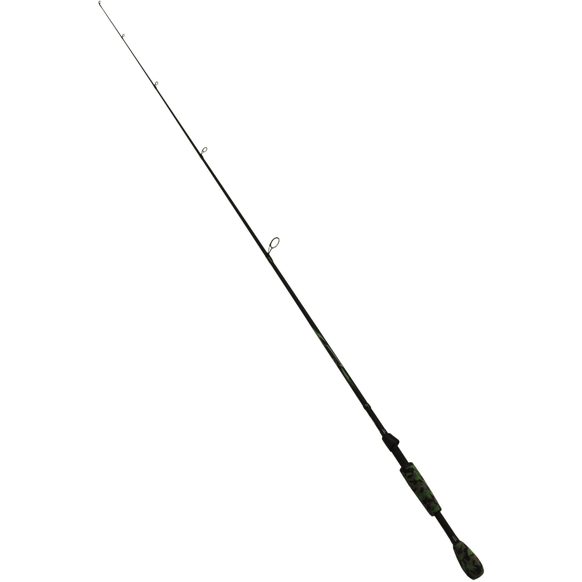 AMP Spinning Rod – 6′ Length, 1 Piece Rod, 8-14 lb Line Rate, 1-4-5-8 ...