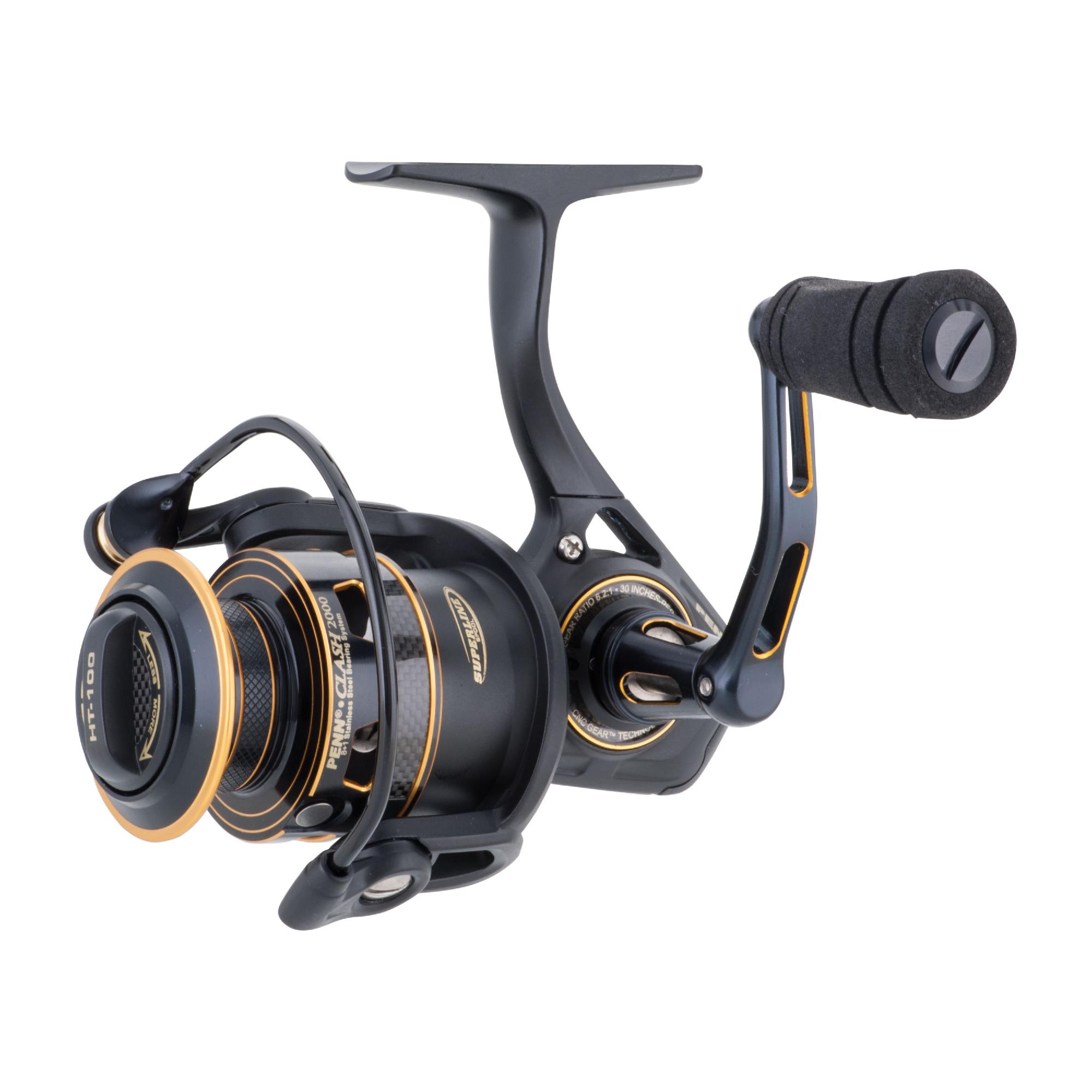 Clash Spinning Reel – 6000 Size, 5.6:1 Gear Ratio, 41″ Retrieve Rate ...