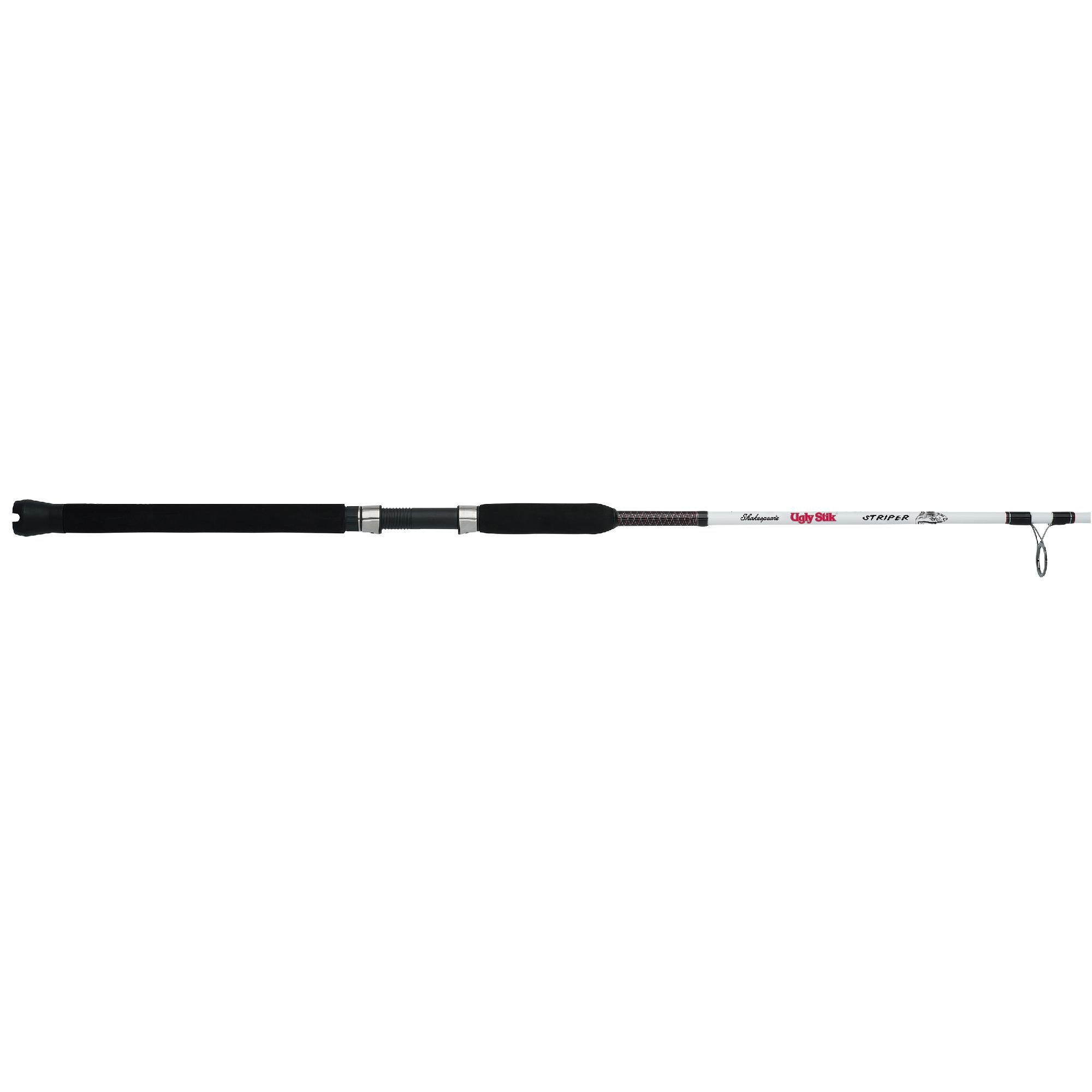 Ugly Stik Striper Casting Rods – 7′ Length, 1 Piece Rod, Medium-Light ...