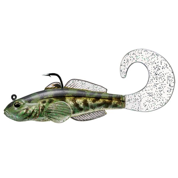 Goby Single Tail – Freshwater, 3 5-8″, #2-0 Hook, Variable Depth, Green