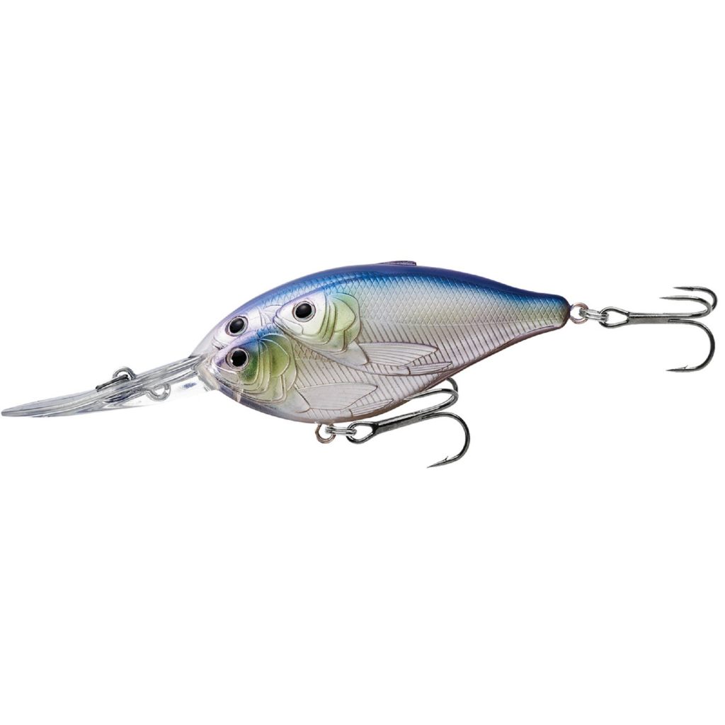 Threadfin Shad Crankbait – Freshwater, 3″, #2 Hook, 16′ Depth, Metallic ...