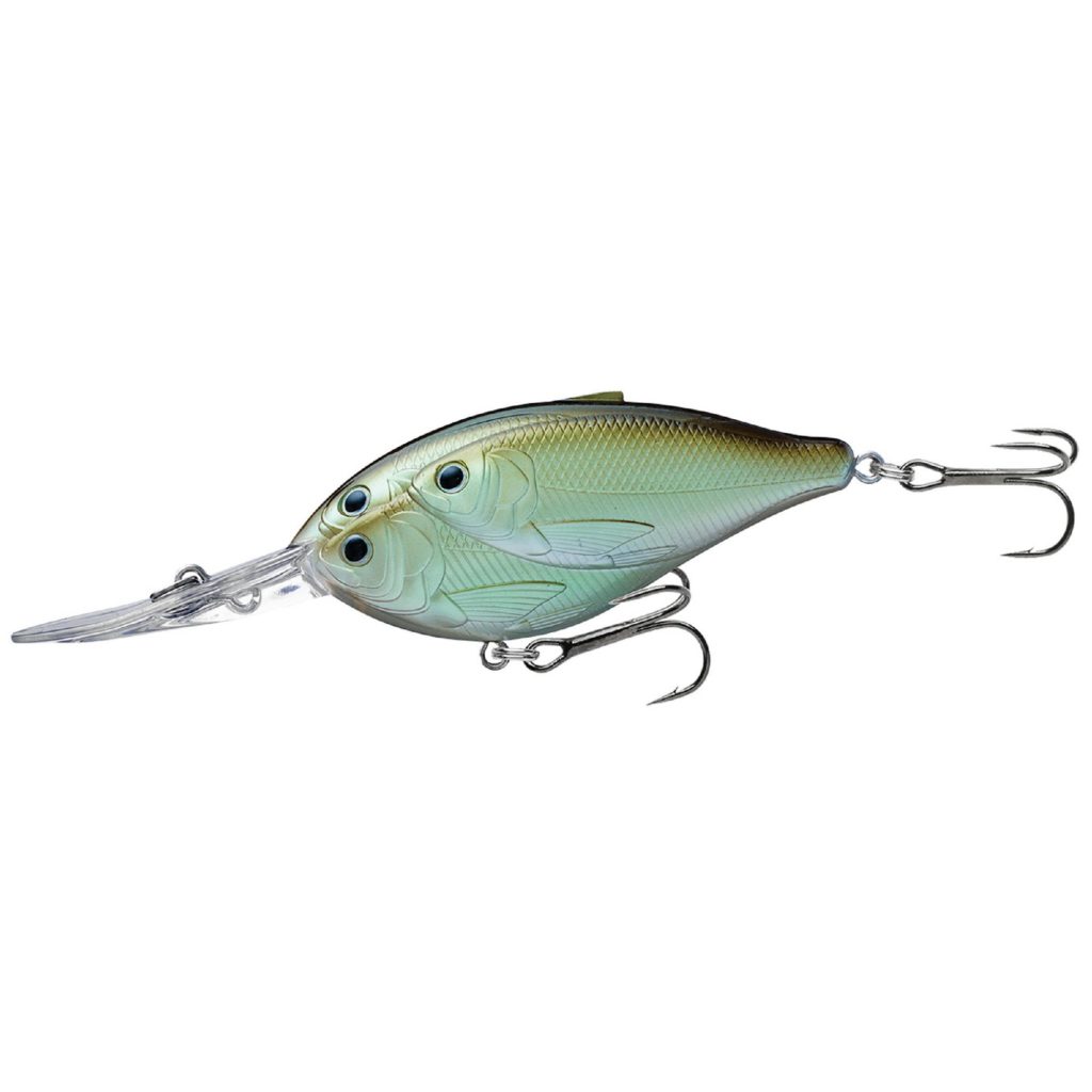 Threadfin Shad Crankbait – Freshwater, 3″, #2 Hook, 16′ Depth, Ghost-Green