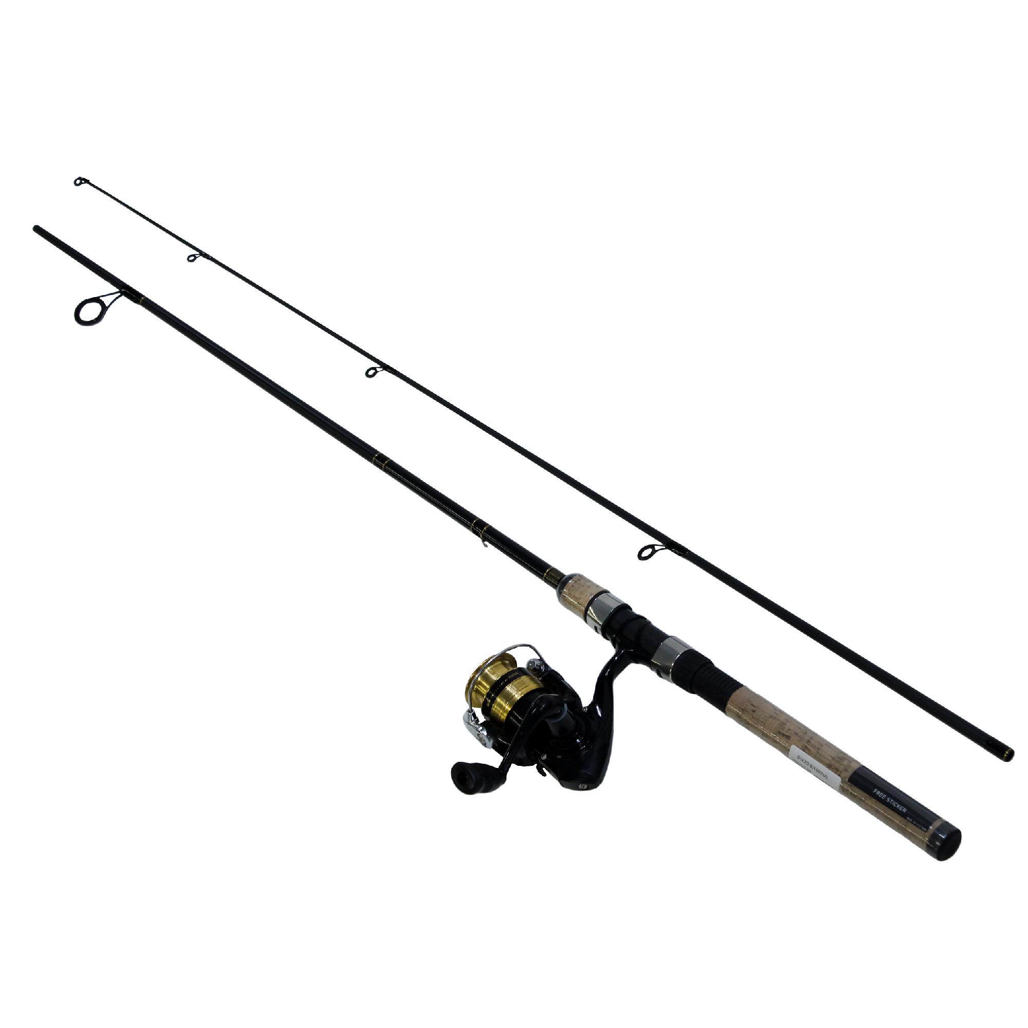 D-Shock Freshwater Spinning Combo – 1 Bearing, 6′ Length, 2 Piece Rod ...