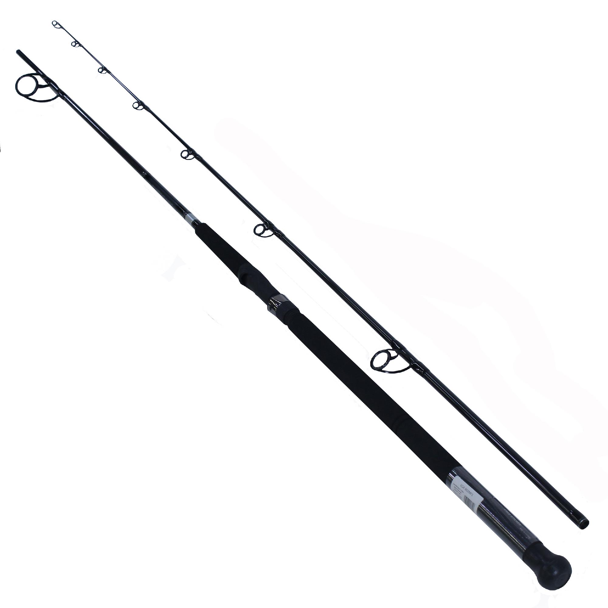Emcast Surf Spinning Rod – 9′ Length, 2 Piece Rod, 15-25 lb Line Rate ...