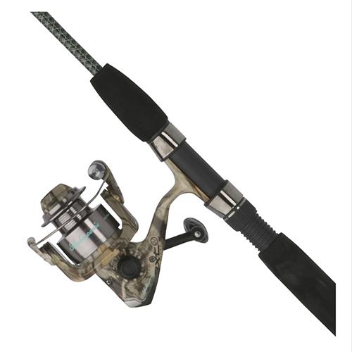 Ugly Stik Lady Camo Spinning Combo, 30, 6′ 2pc Rod, 6-15 lb Line Rating