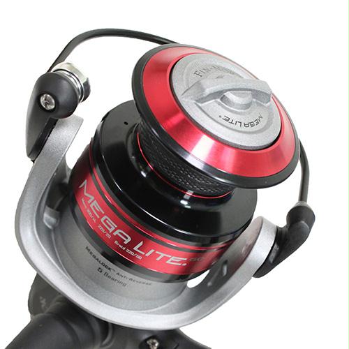 Mega Lite Spinning Reel – Size 60, 4.3:1 Gear Ratio, 37″ Retrieve Rate ...