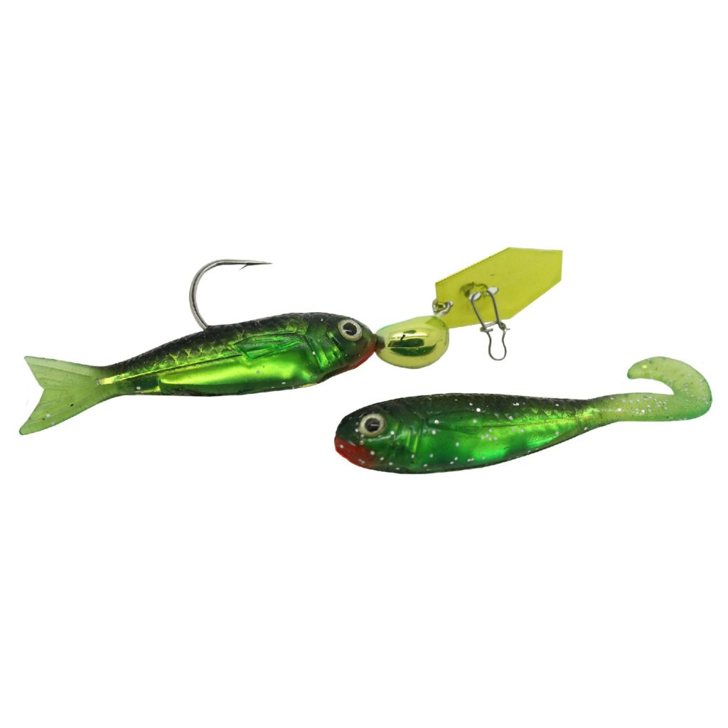 ChatterBait Flashback Mini Lures – 1-16 oz Weight, Chartreuse-Fire ...