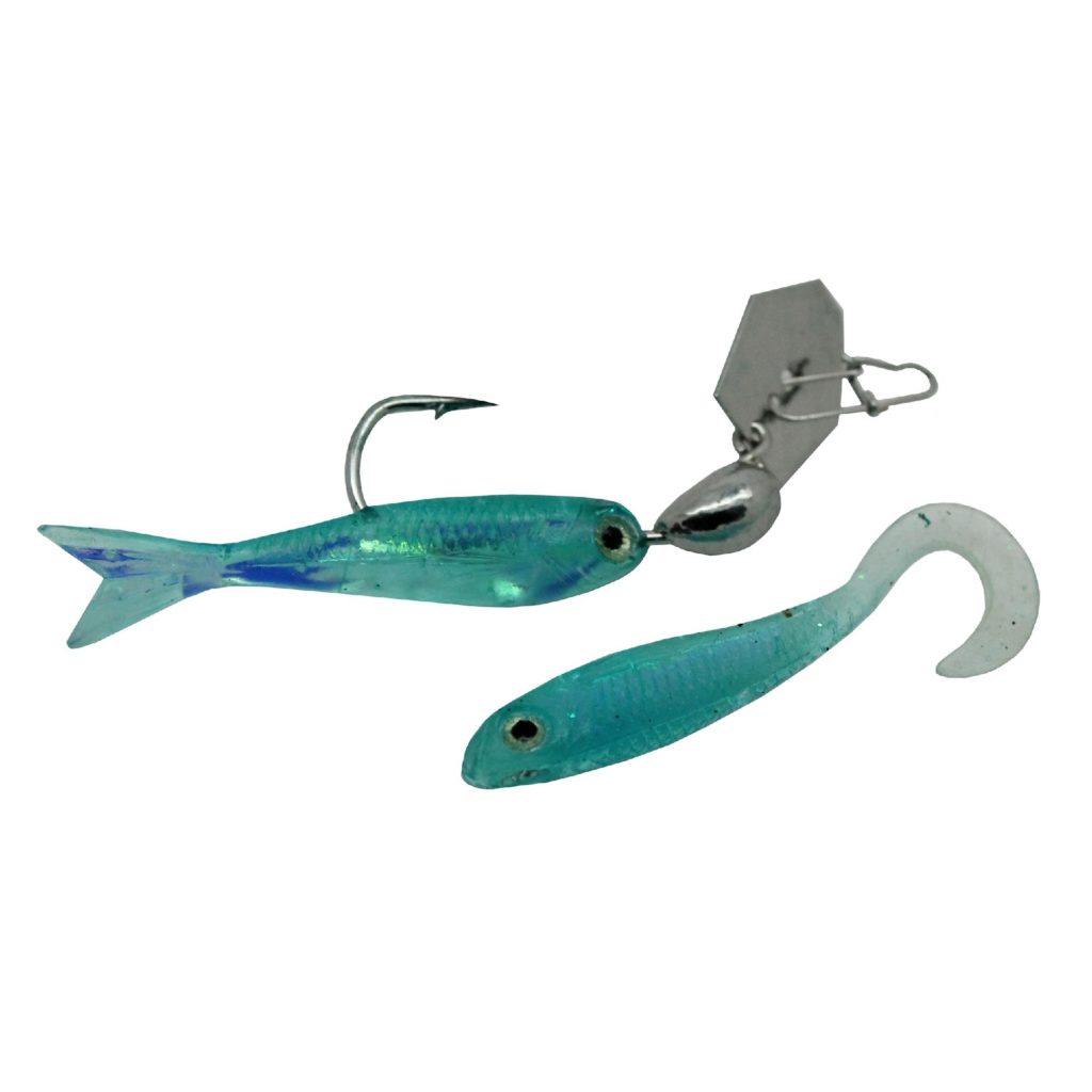 ChatterBait Flashback Mini Lures – 1-16 oz Weight, Silver-Blue, Per 1