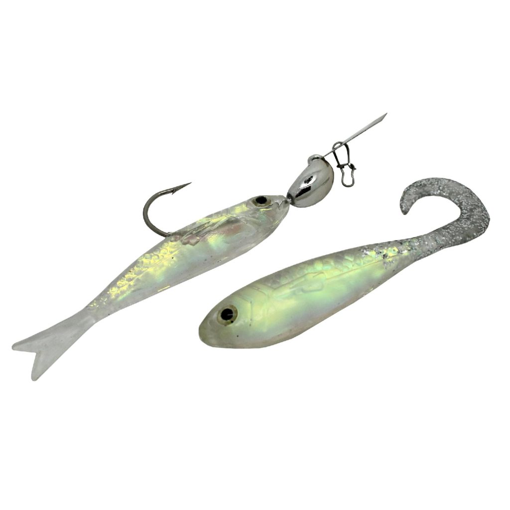 ChatterBait Flashback Mini Lures – 1-8 oz Weight, Silver-Natural, Per 1