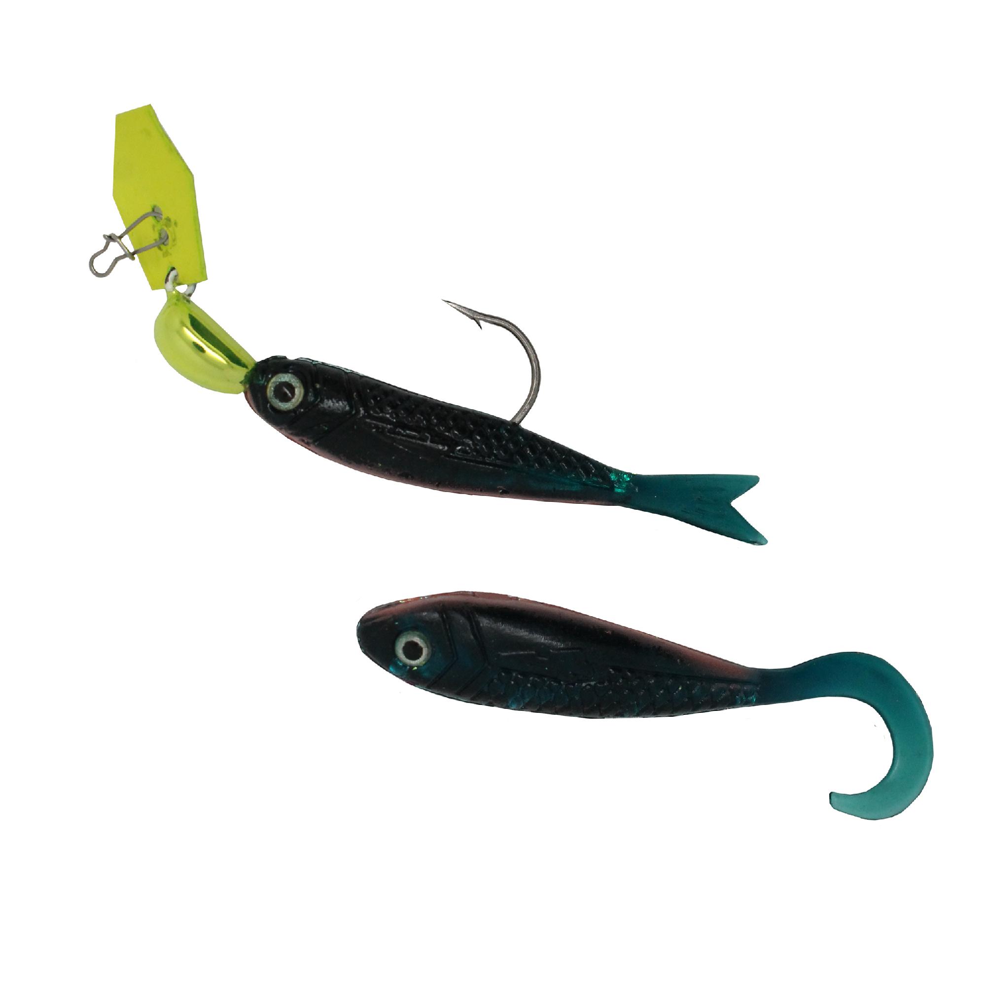 ChatterBait Flashback Mini Lures – 3-16 oz Weight, Chartreuse- Fire ...