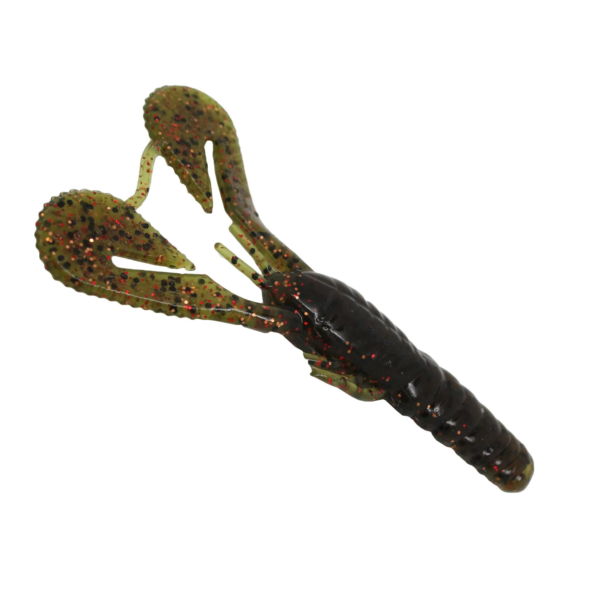 Turbo Crawz Lures – 4″ Length, Canada Craw, Per 6