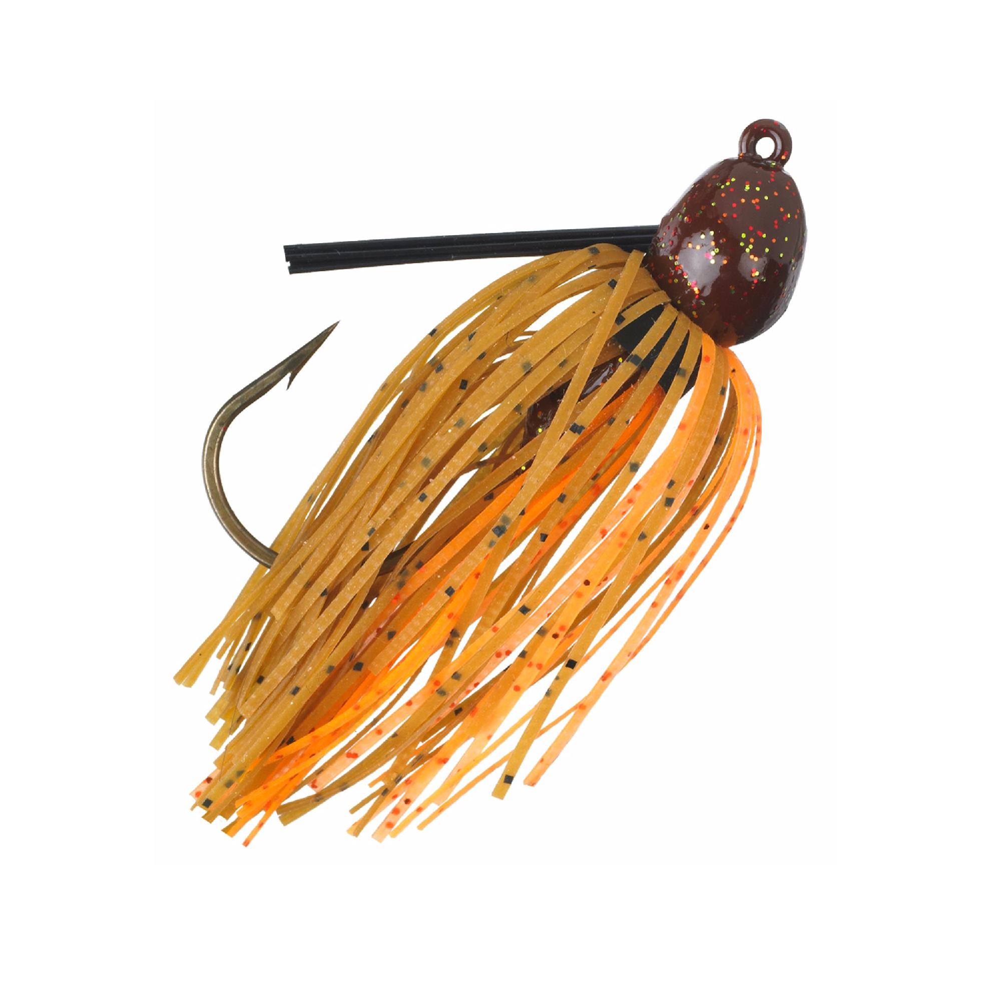 Bitsy Bug Mini Jig Lure – 3-16 oz Weight, Pumpkin Craw, Per 1