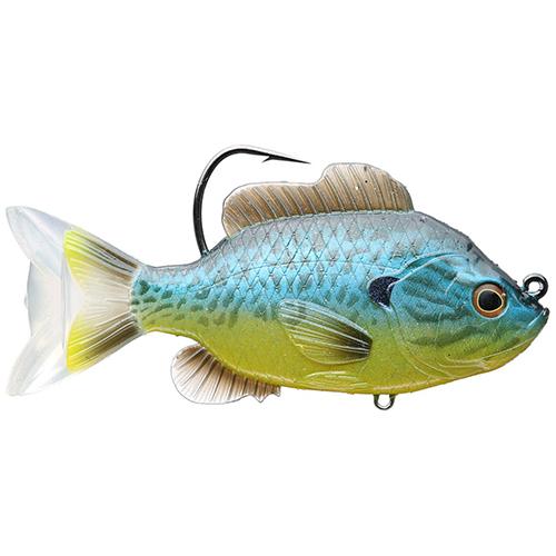 Sunfish Swimbait – Freshwater, 3 1-2″ Length, 1-2 oz, 1′-8′ Depth, Blue ...