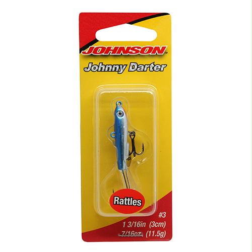 Johnny Darter Hard Bait Lure – 1 3-16″ Length, 3-8 oz, 2 Number 10 ...