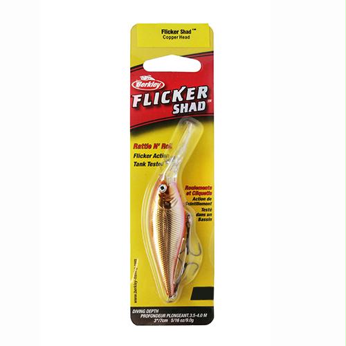 Flicker Shad Hard Bait Lure – 2″ Length, 3-16 oz Weight, 9′-11′ Depth ...
