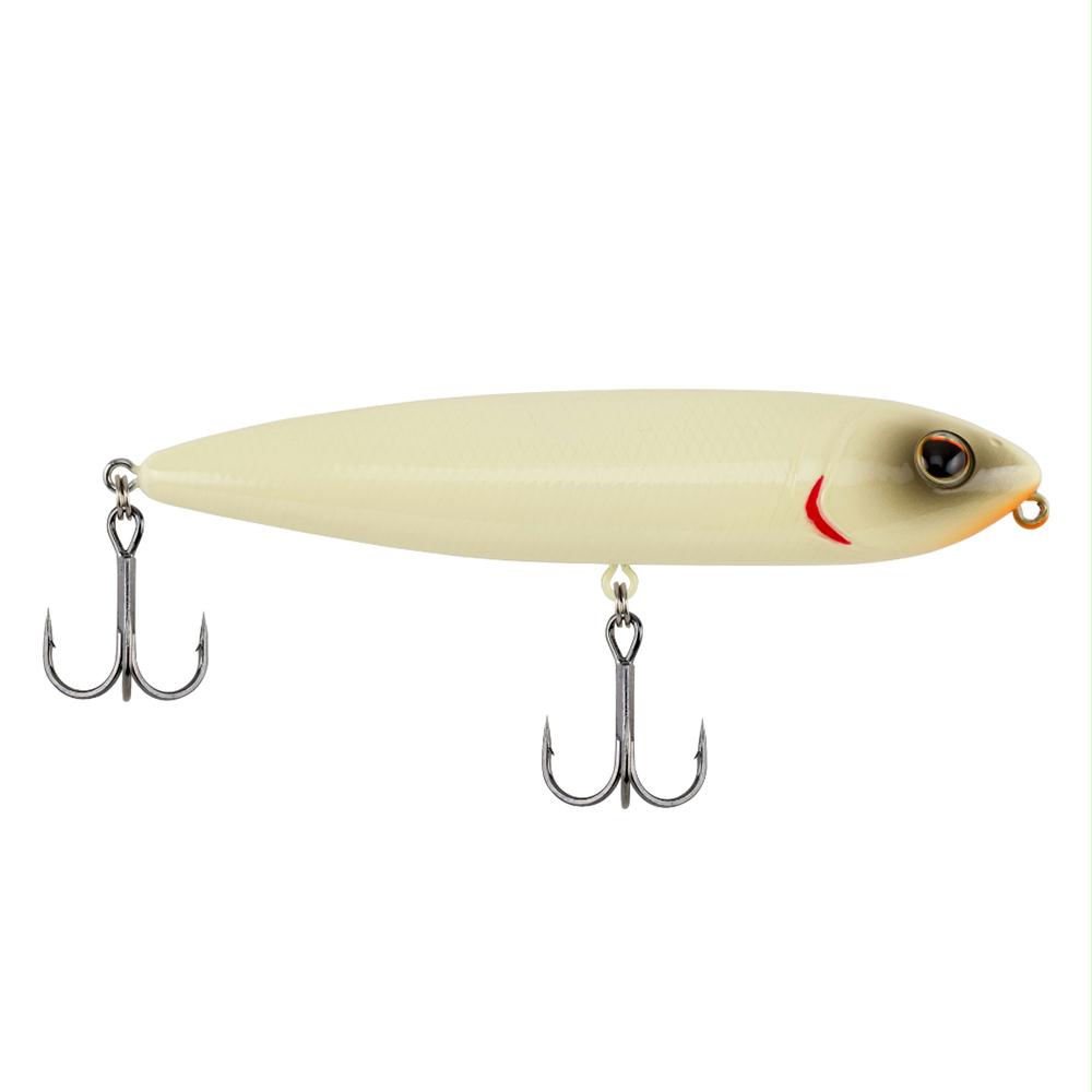 J-Walker 100 Hard Bait – 4″ Length, 1-2 oz, Topwater Depth, Bone ...