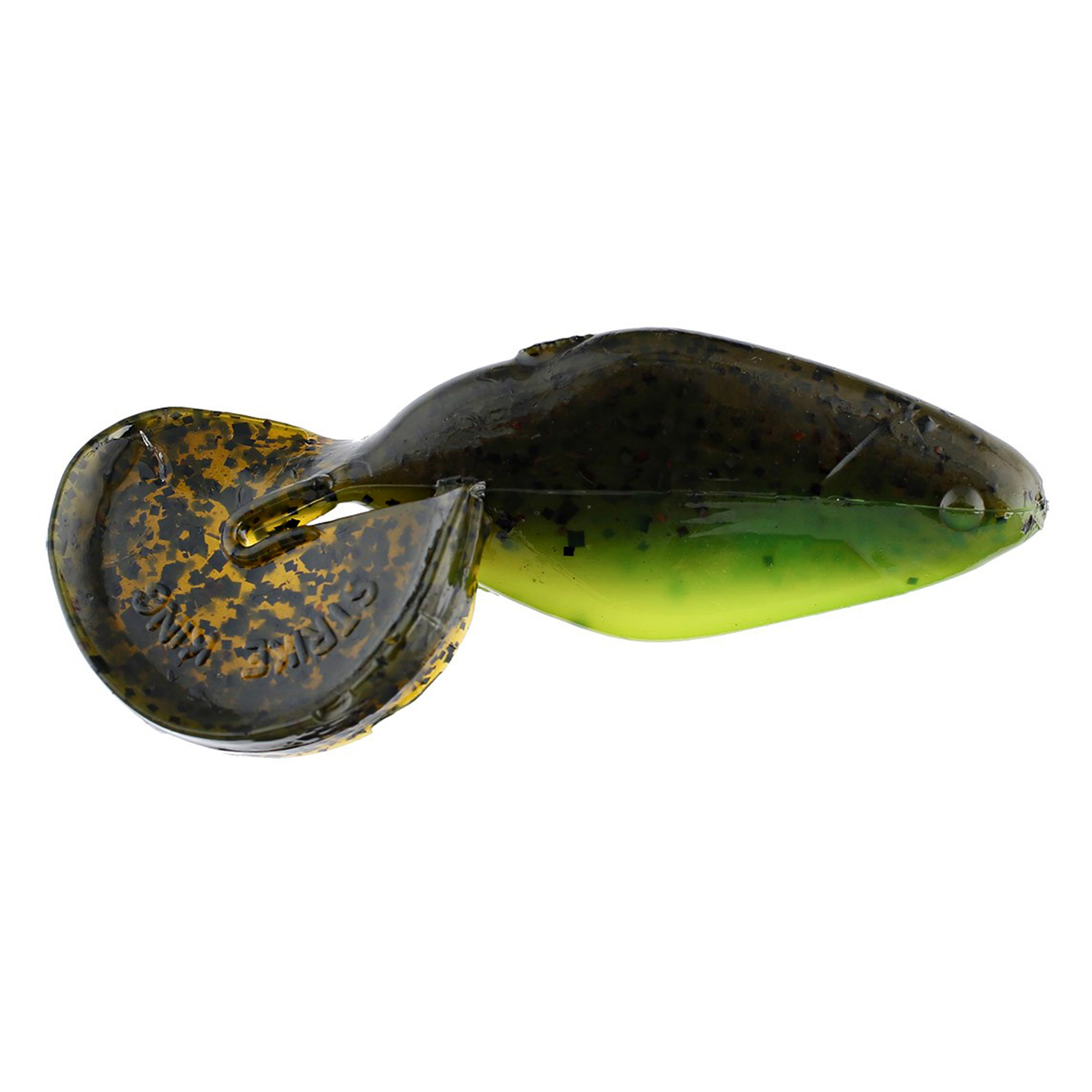 Rage Shad Soft Lure – 3″ Body Length, Green Pumpkin-Chartreuse Belly, Per 5