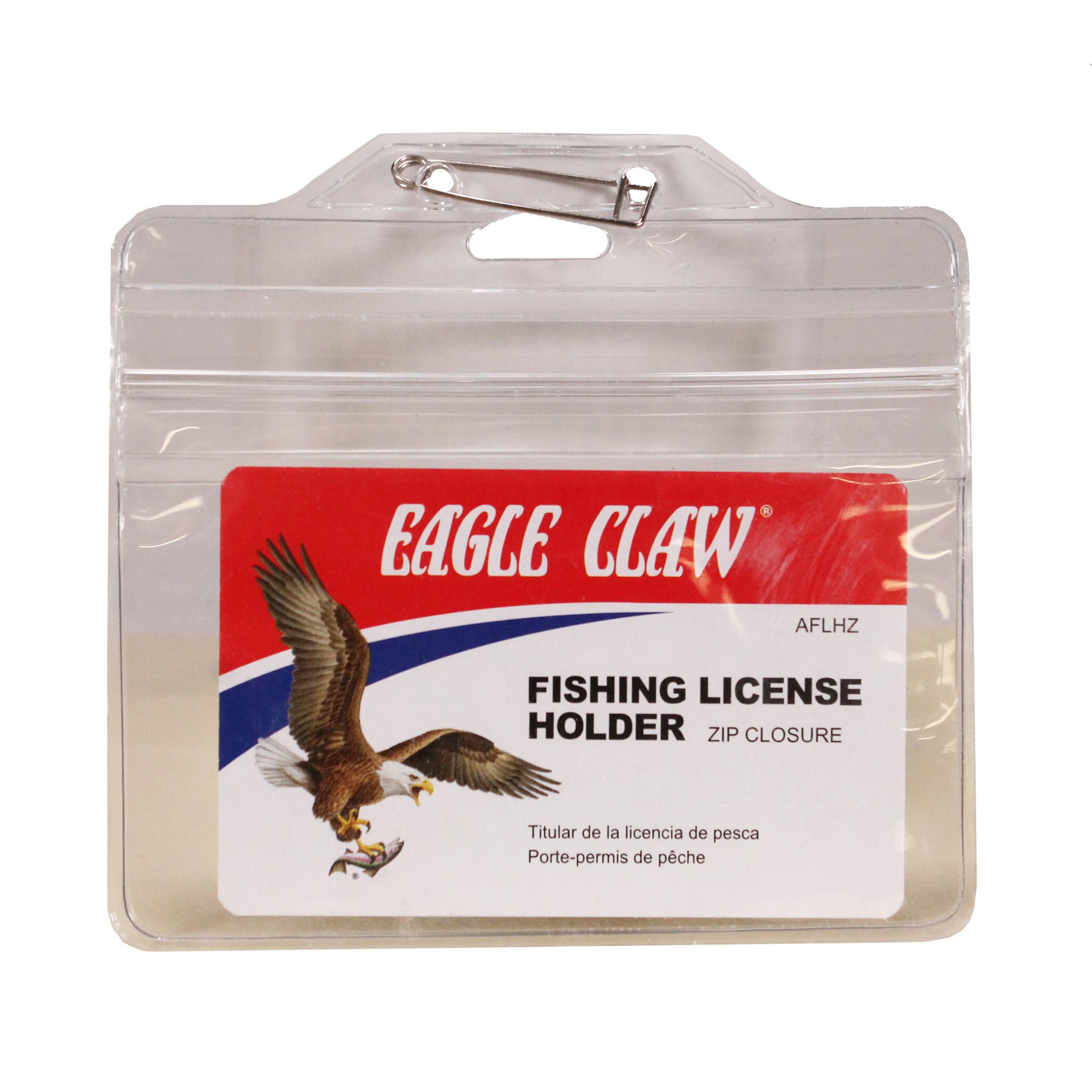 Fishing License Holder W-zip Closure